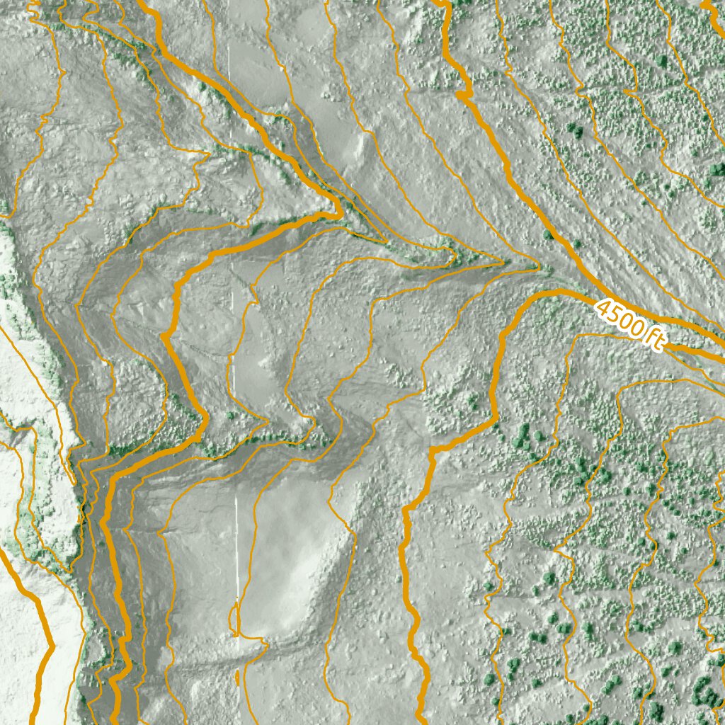 Big Four Mountain, Vesper, and Sperry Climbing Routes Map by Shuksan ...