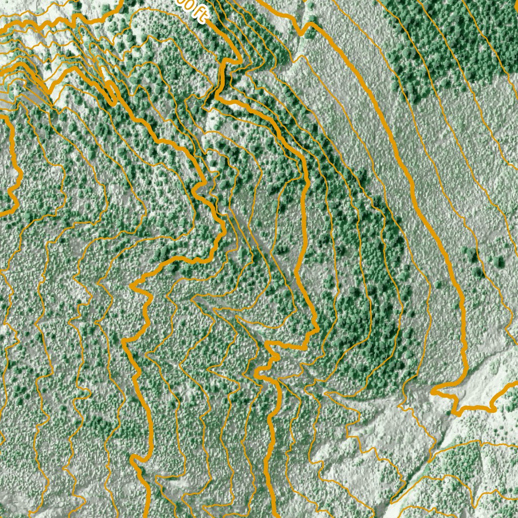 Big Four Mountain, Vesper, and Sperry Climbing Routes Map by Shuksan ...