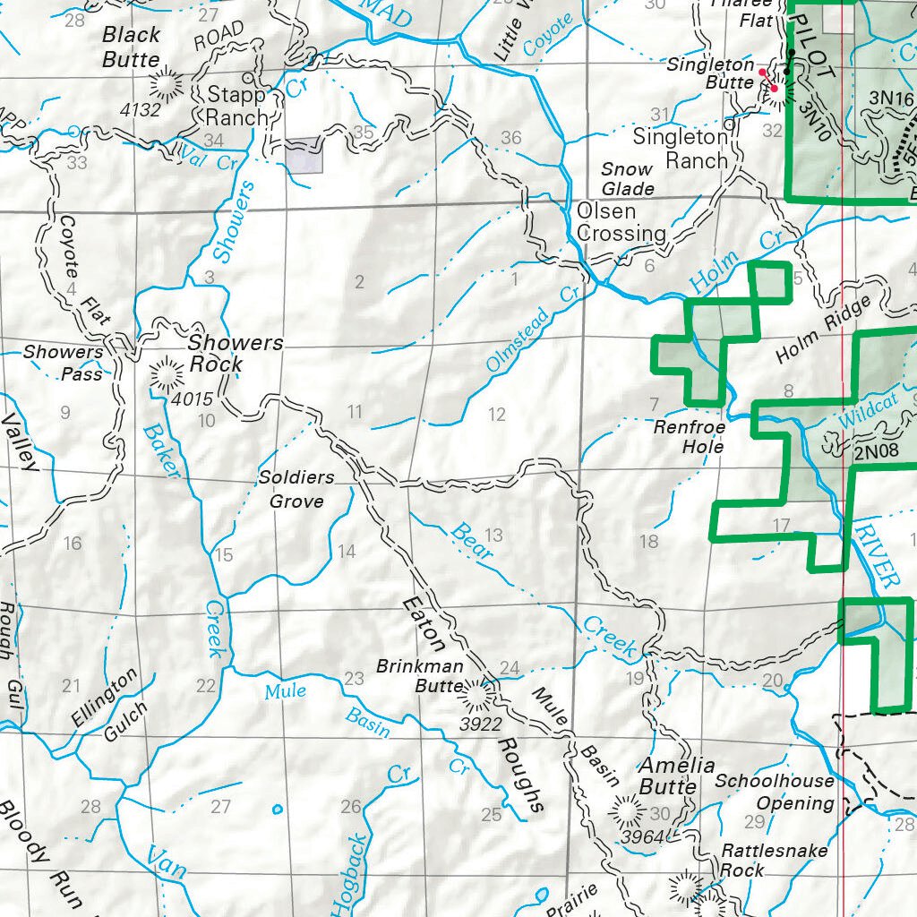 Six Rivers National Forest Visitor Map (South) by US Forest Service R5 ...