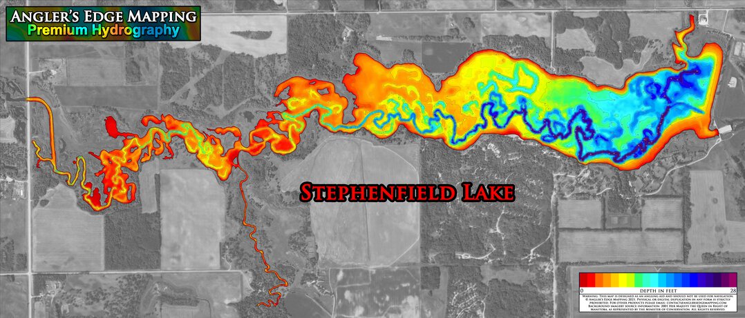 AEM Stephenfield Lake Map by Angler's Edge Mapping | Avenza Maps