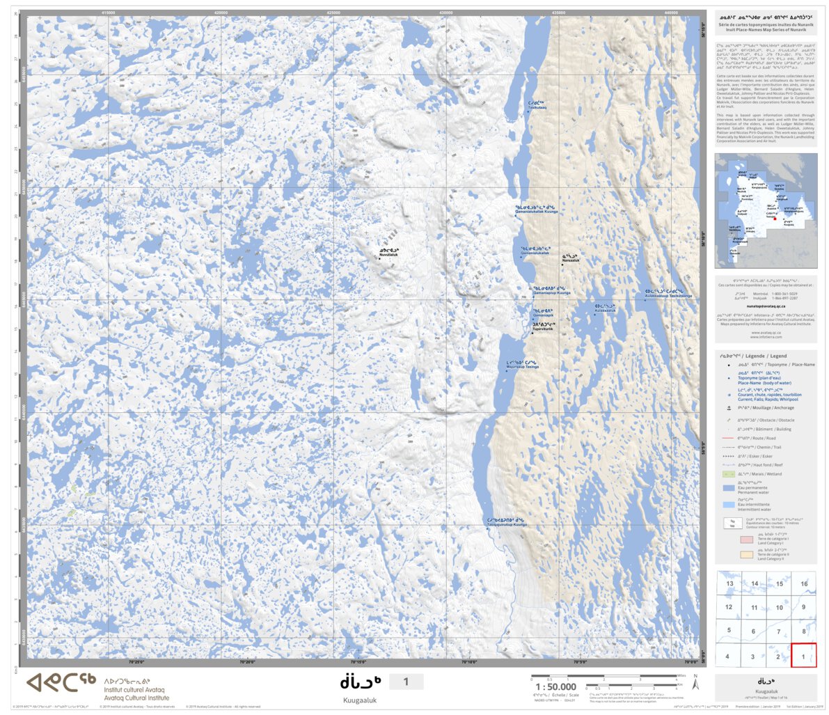 24L Kuugaaluk 01 Map by Avataq Cultural Institute | Avenza Maps