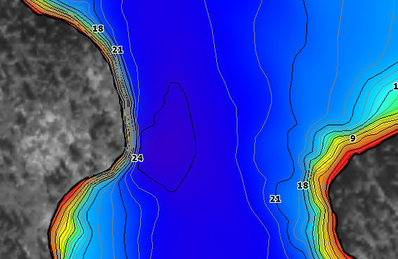 AEM North Cross Lake Map by Angler's Edge Mapping | Avenza Maps