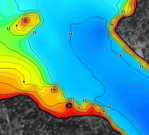 AEM North Cross Lake Map by Angler's Edge Mapping | Avenza Maps