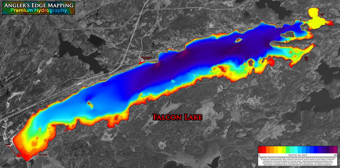 AEM Falcon Lake Map by Angler's Edge Mapping | Avenza Maps