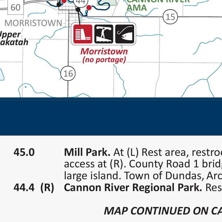 Cannon River State Water Trail 1 from Lake Tetonka to Dundas, Includes ...
