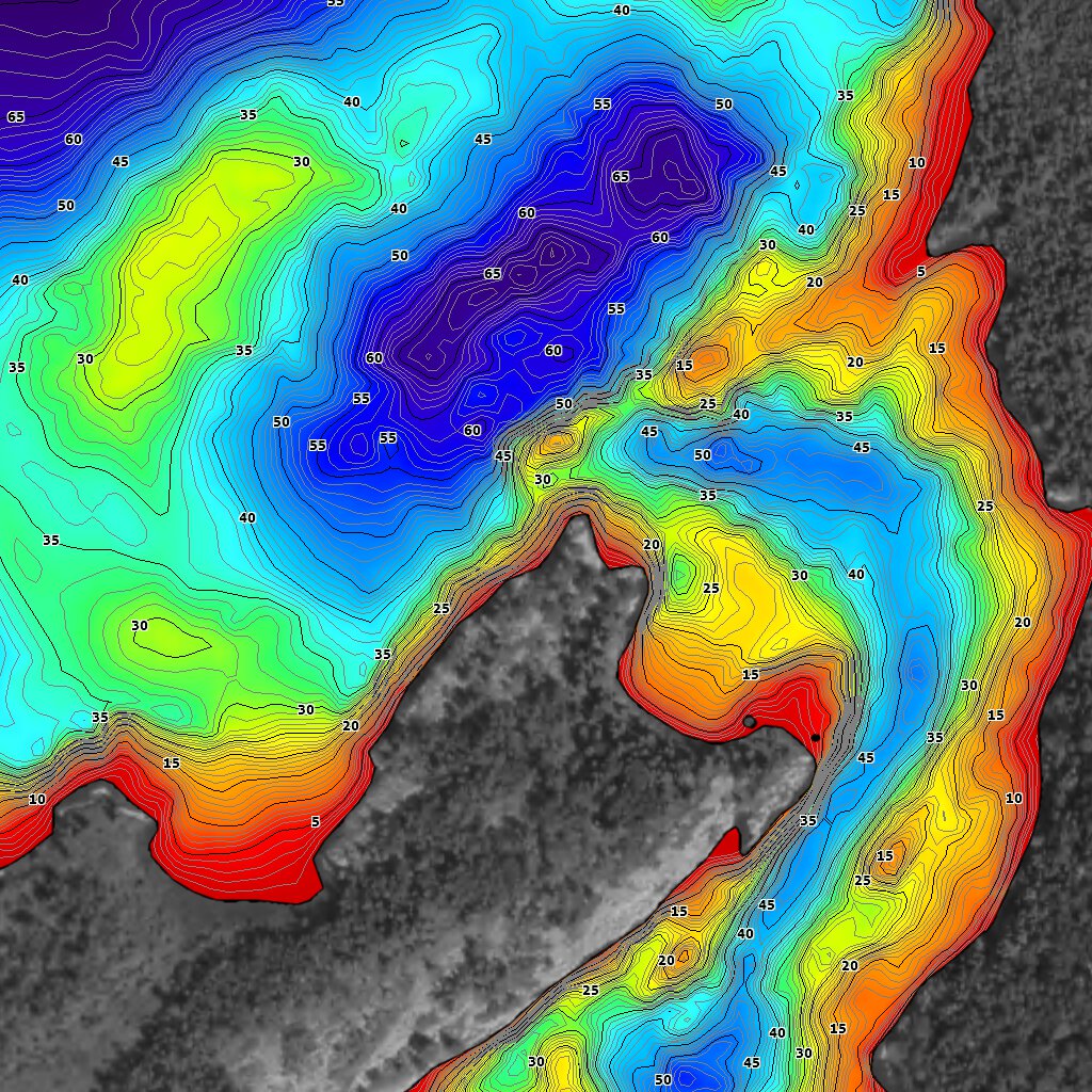 AEM Seven Sisters Reservoir: Pinawa to Otter Falls Map by Angler's Edge ...