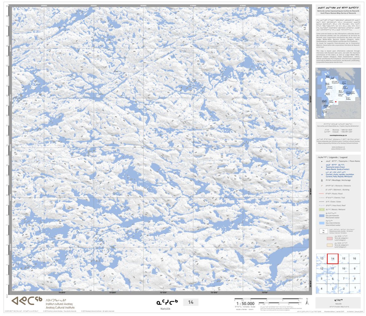 34A Natsilik 14 Map by Avataq Cultural Institute | Avenza Maps