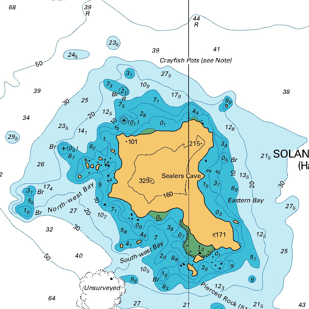 Snares Island/Tini Heke and Solander Island Map by Land Information New ...