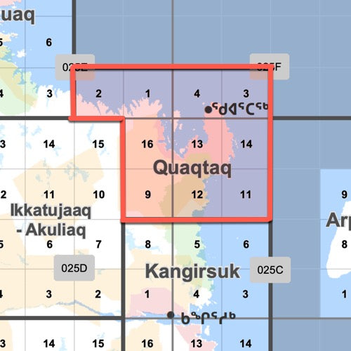 25F - Quaqtaq BUNDLE Map by Avataq Cultural Institute | Avenza Maps