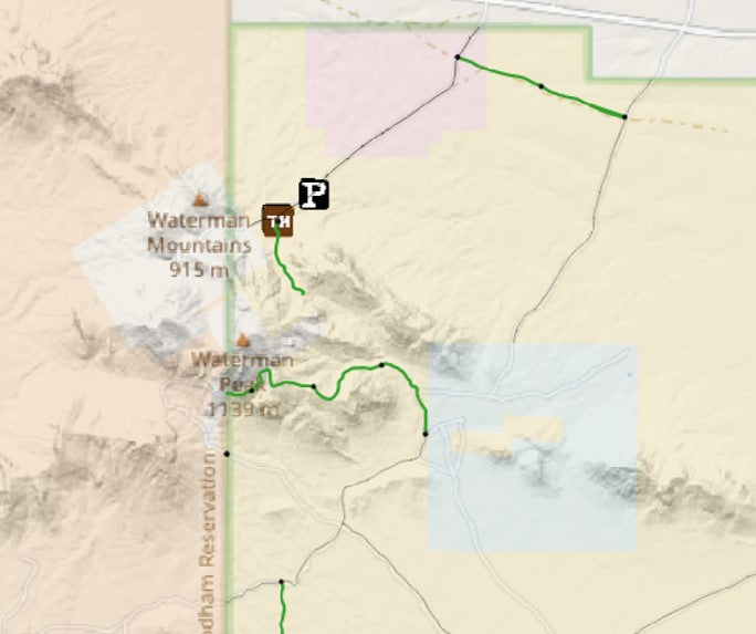 Ironwood Forest National Monument trails Map by Groundbreaking Virtual ...