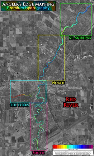 AEM Red River: St. Norbert to Lockport overview (FREE) Map by Angler's ...