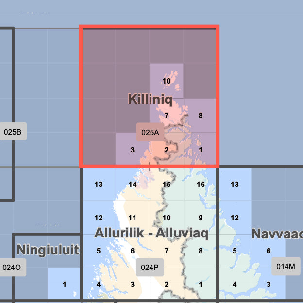 25A - Killiniq BUNDLE Map by Avataq Cultural Institute | Avenza Maps