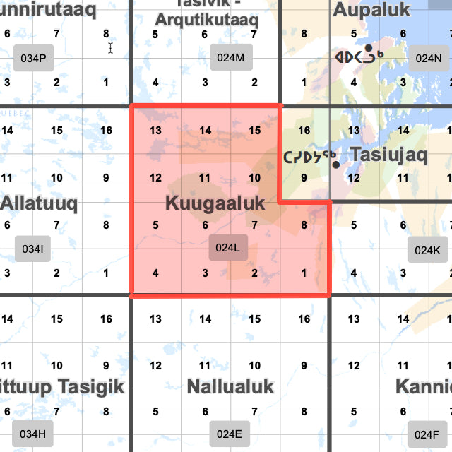 24L - Kuugaaluk BUNDLE Map by Avataq Cultural Institute | Avenza Maps