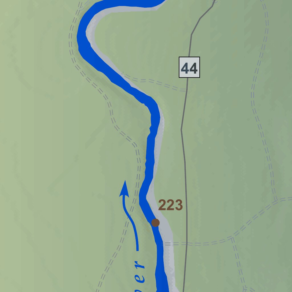 Deschutes Paddle Trail: Wickiup Reservoir to Pringle Falls Map by Bend ...