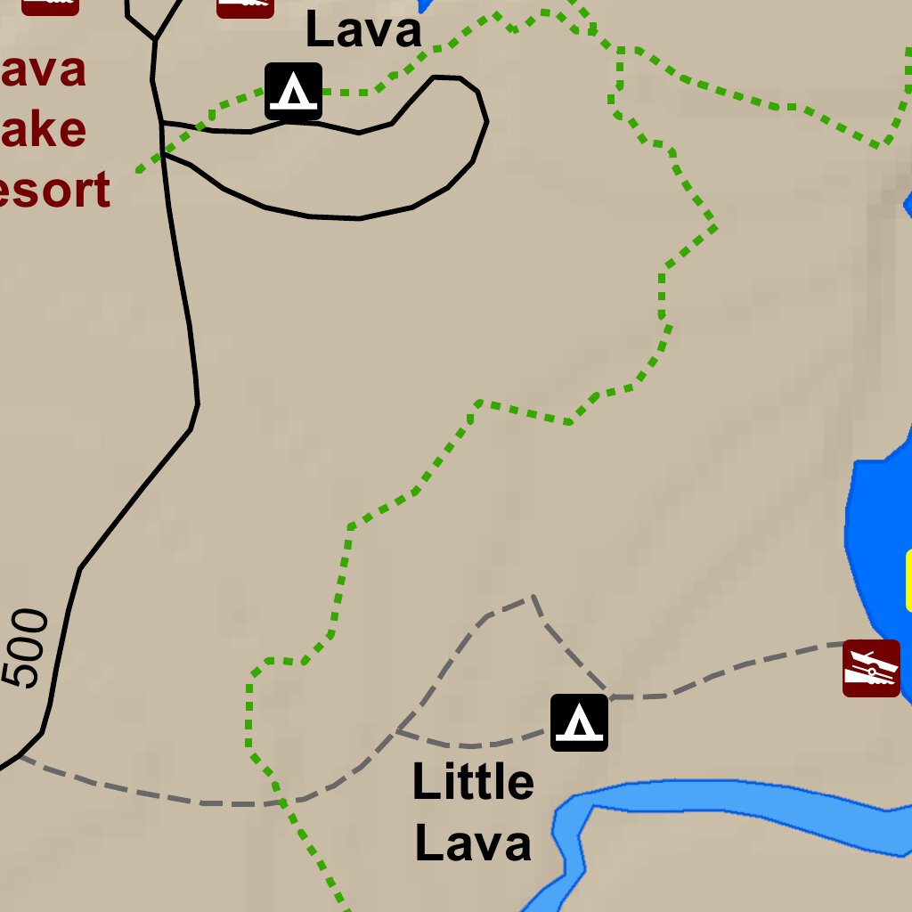 Lava Lake and Little Lava Lake Map by Bend Paddle Trail Alliance ...