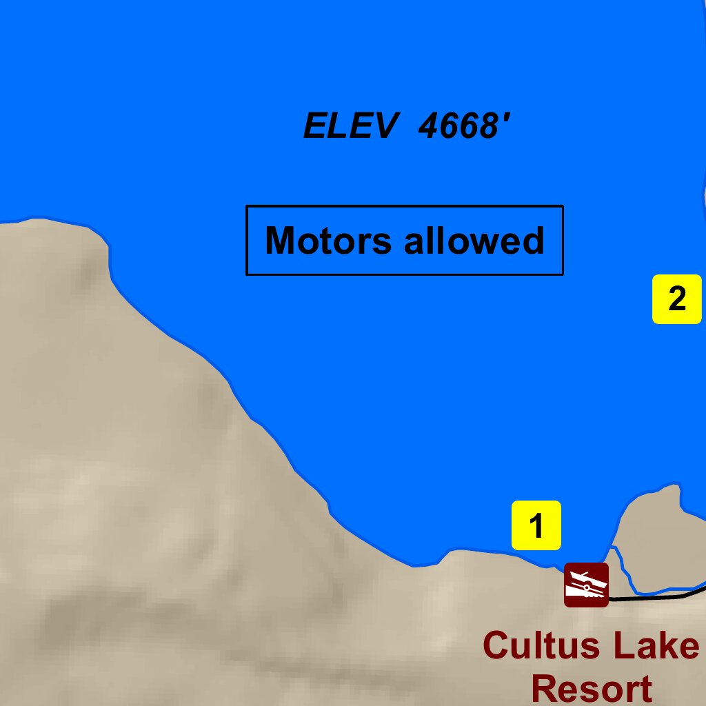 Cultus Lake Map by Bend Paddle Trail Alliance | Avenza Maps