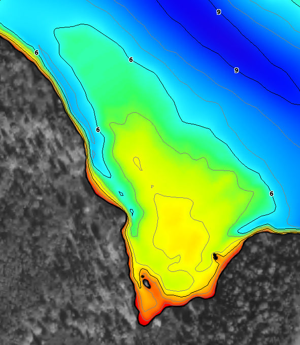 AEM Red Rock Lake Map by Angler's Edge Mapping | Avenza Maps