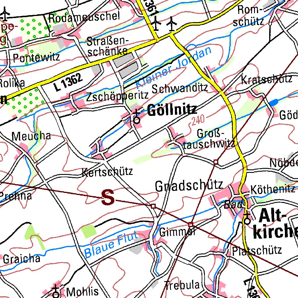 Gera [C5138] Map by Thuringer Landesamt Fur Bodenmanagement Und ...