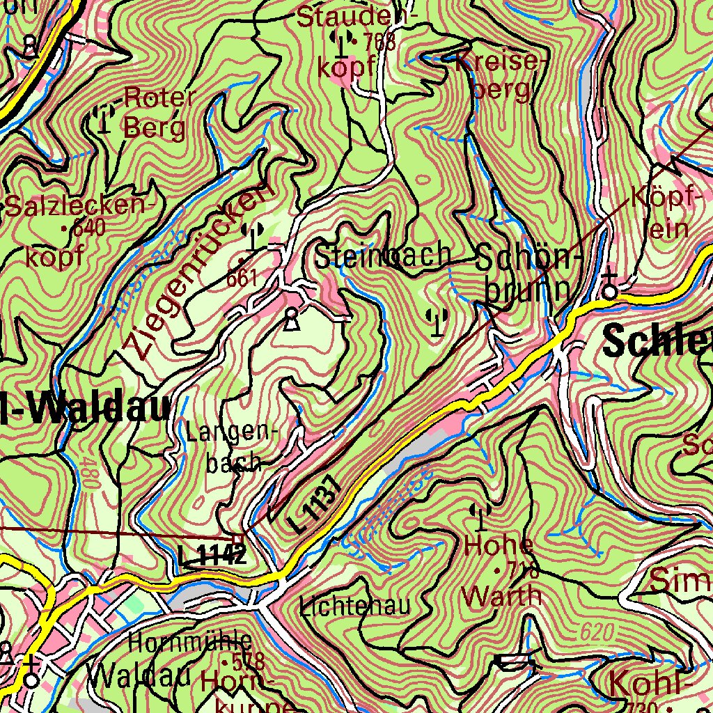 Suhl [C5530] Map by Thuringer Landesamt Fur Bodenmanagement Und ...