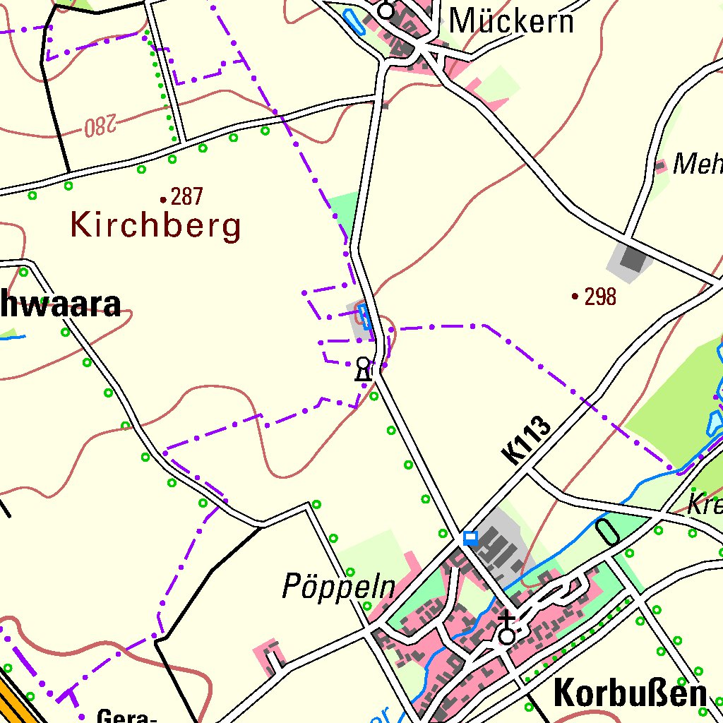 Gera [L5138] Map by Thuringer Landesamt Fur Bodenmanagement Und ...