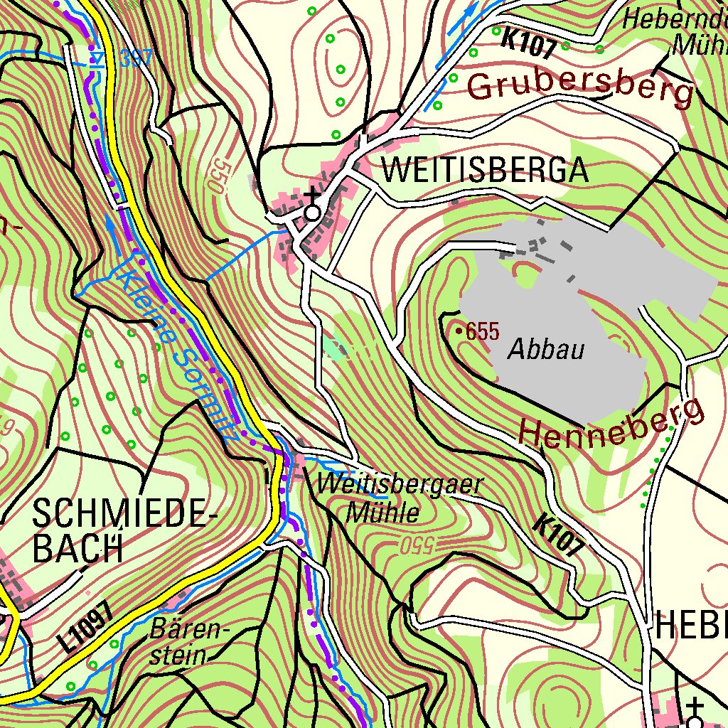 Bad Lobenstein [L5534] Map by Thuringer Landesamt Fur Bodenmanagement ...