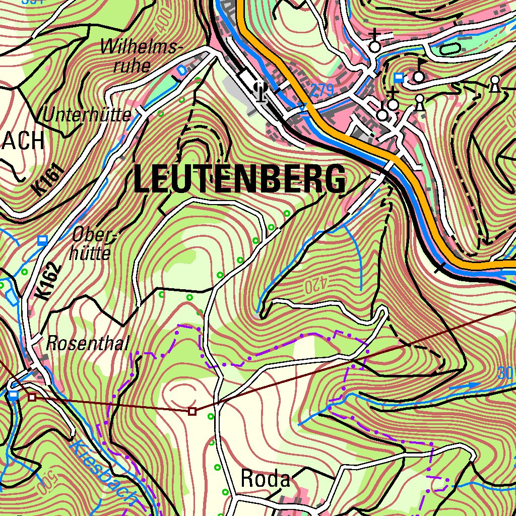Bad Lobenstein [L5534] Map by Thuringer Landesamt Fur Bodenmanagement ...