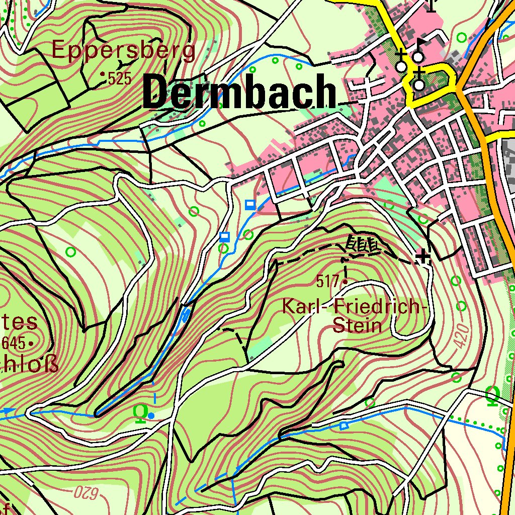 Tann (Rhön) [L5326] Map by Thuringer Landesamt Fur Bodenmanagement Und ...