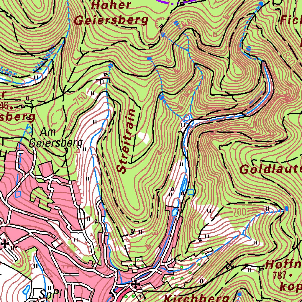 Suhl [L5330] Map by Thuringer Landesamt Fur Bodenmanagement Und ...