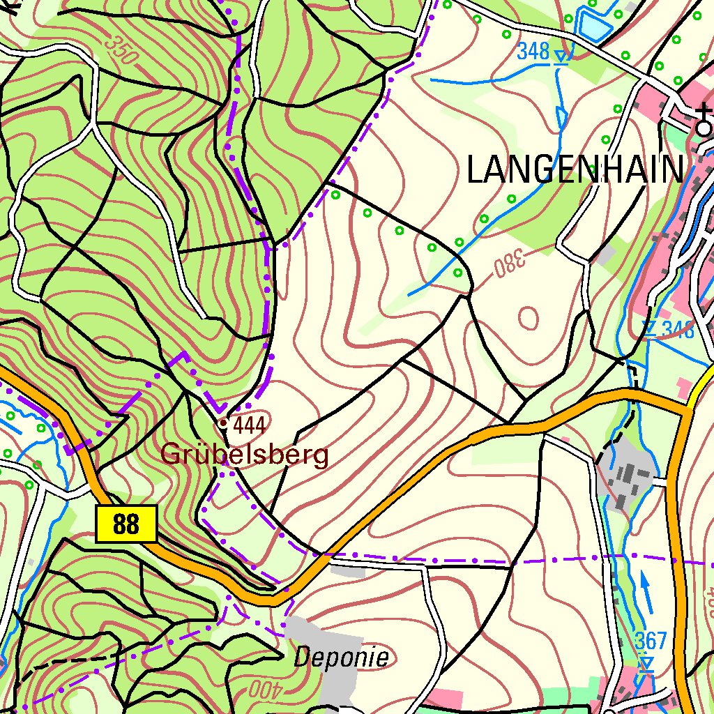 Eisenach O [L5128] Map by Thuringer Landesamt Fur Bodenmanagement Und ...