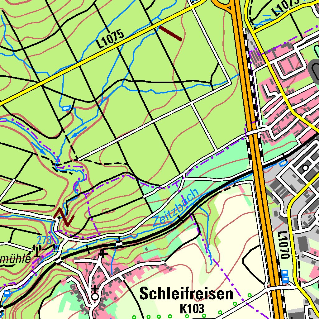 Eisenberg [L5136] Map by Thuringer Landesamt Fur Bodenmanagement Und ...