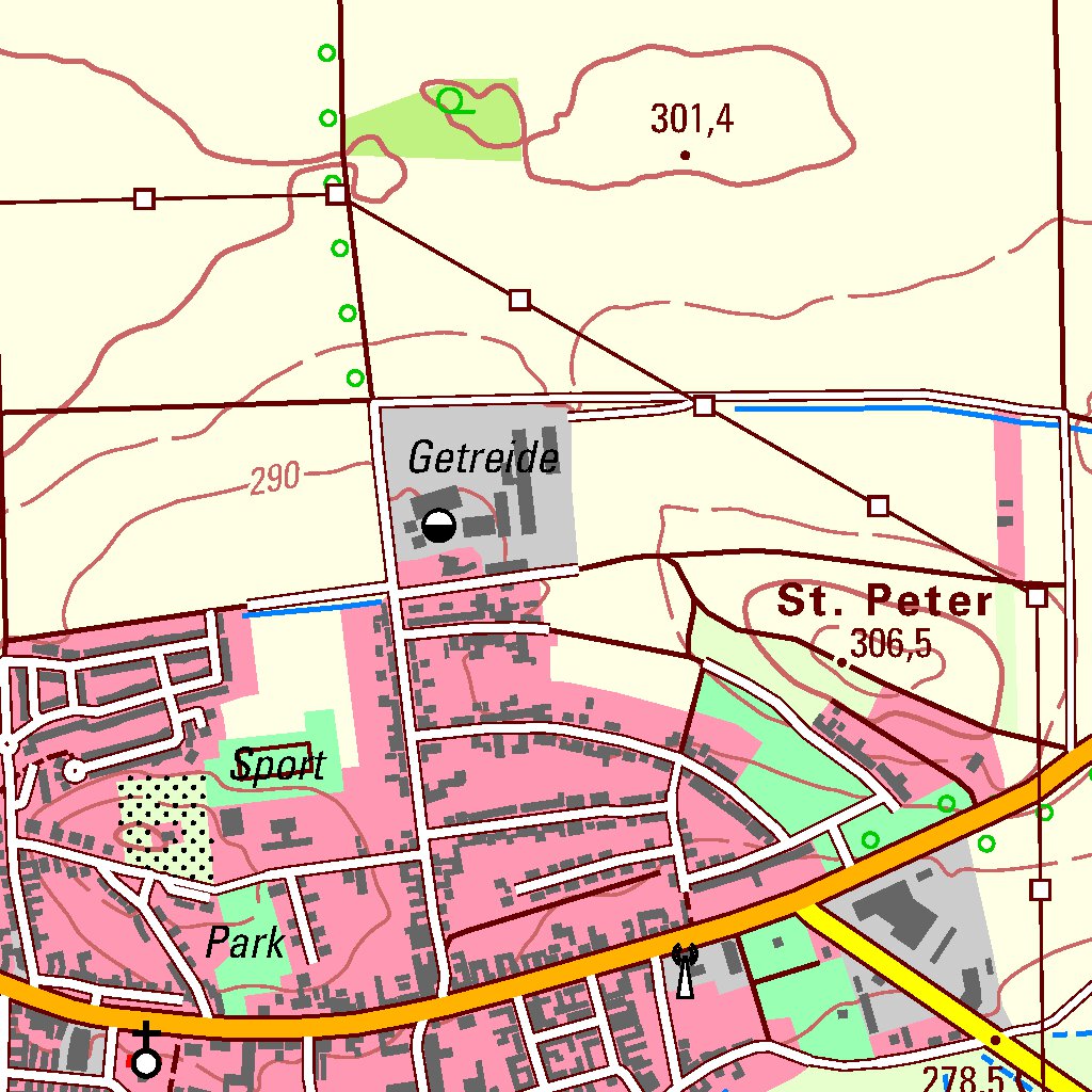 Gotha [5030] Map by Thuringer Landesamt Fur Bodenmanagement Und ...