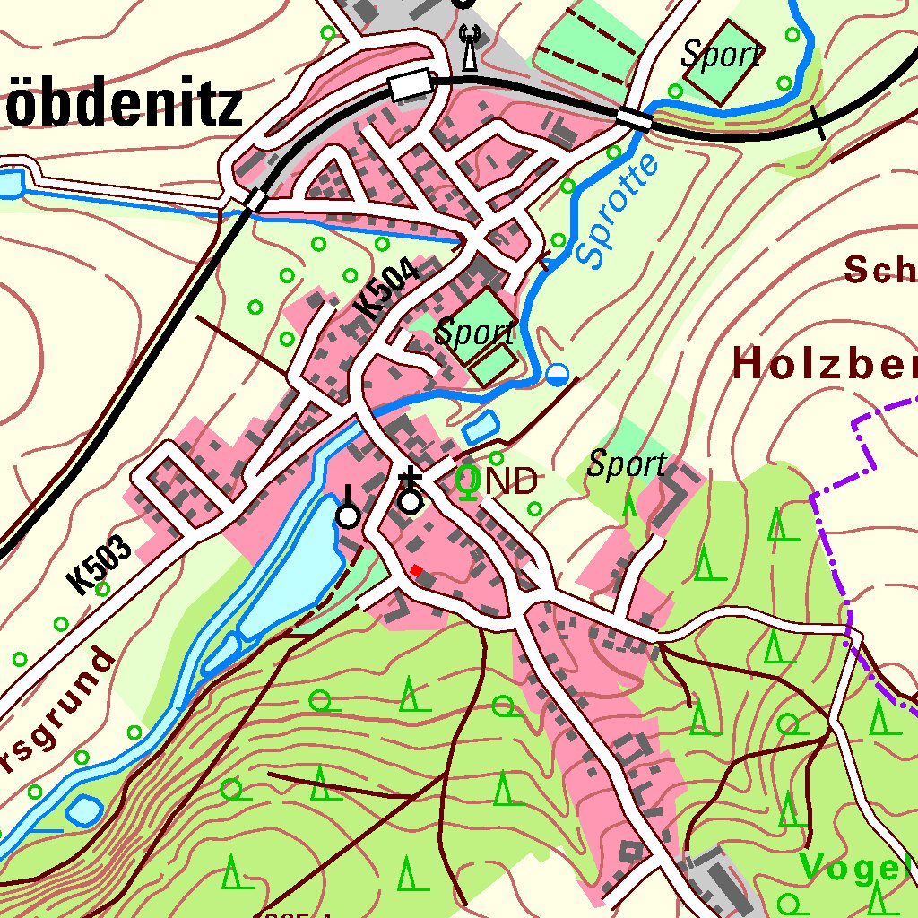 Ronneburg [5139] Map by Thuringer Landesamt Fur Bodenmanagement Und ...