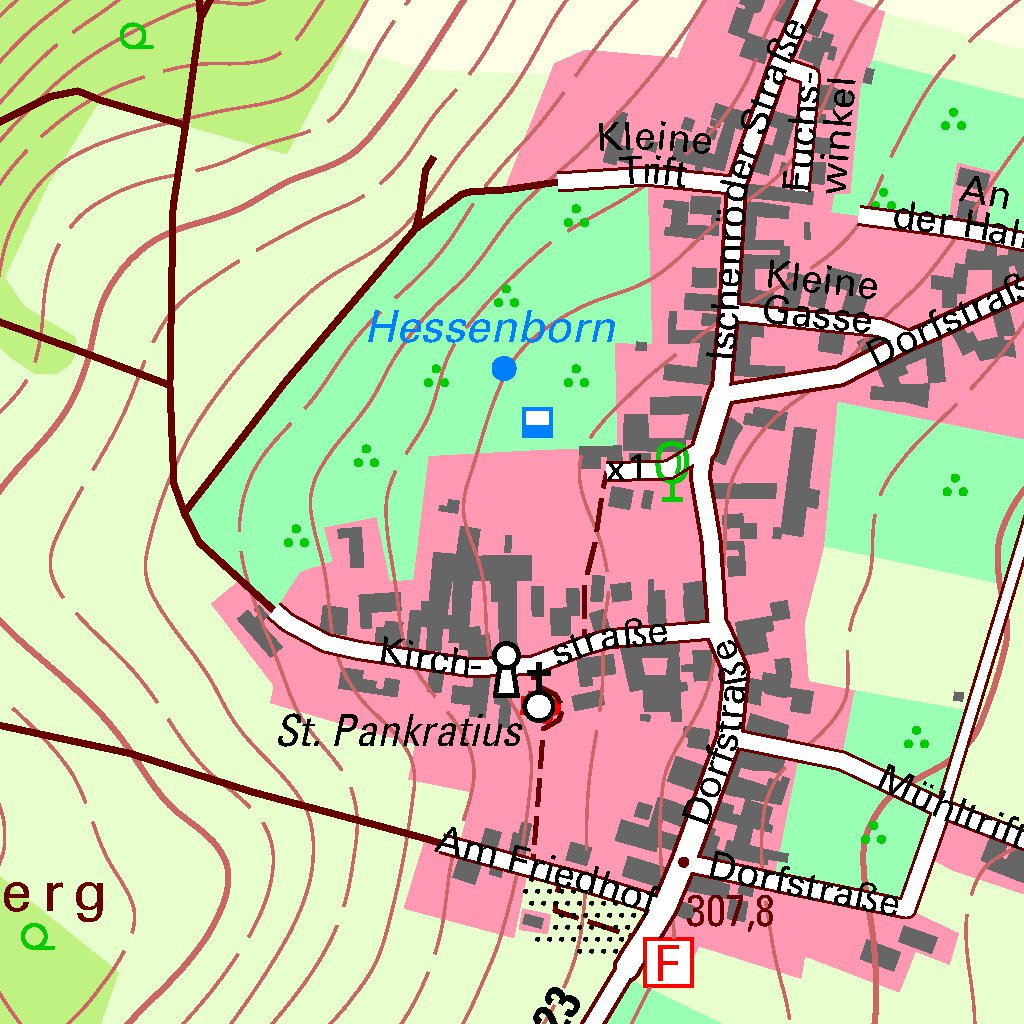 Freienhagen [4526-SW] Map by Thuringer Landesamt Fur Bodenmanagement ...