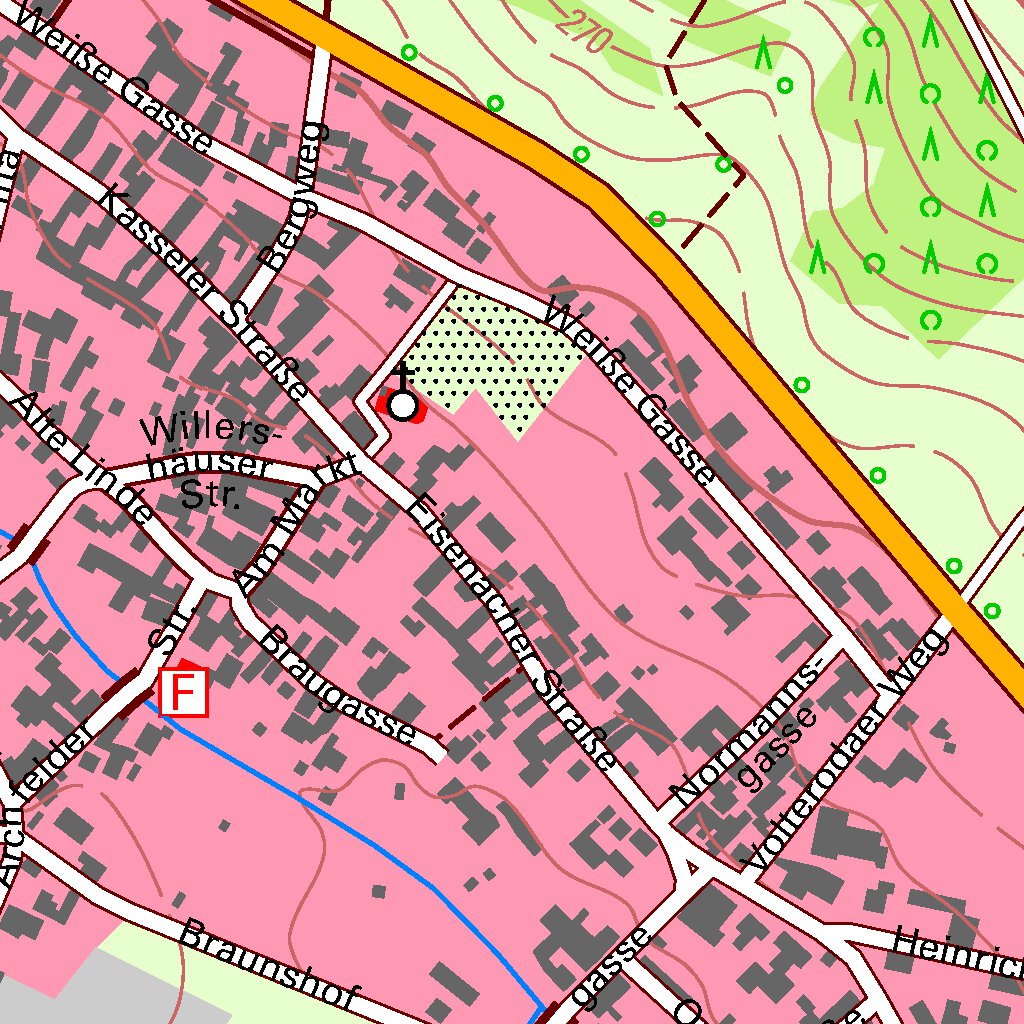 Creuzburg [4927-NW] Map by Thuringer Landesamt Fur Bodenmanagement Und ...
