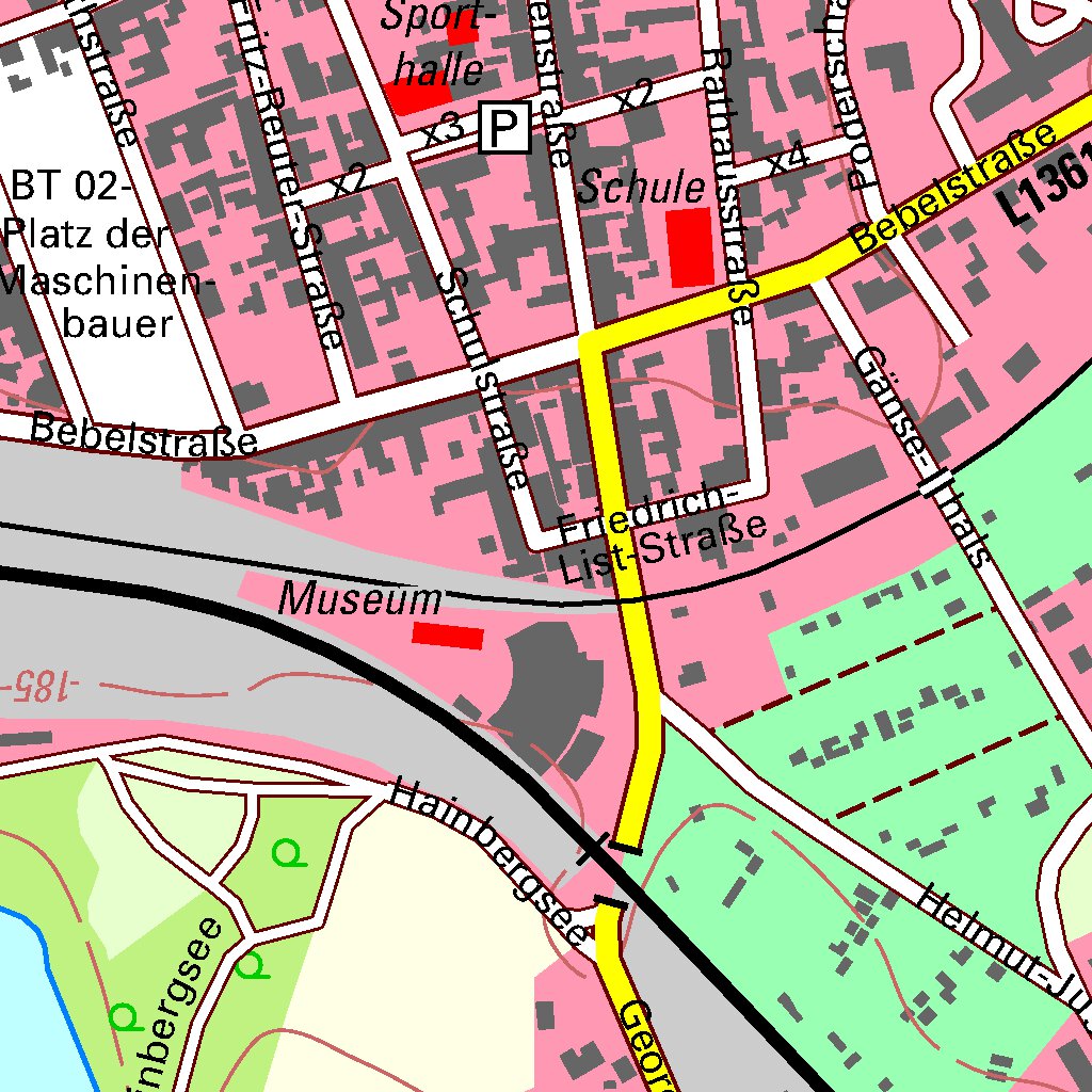 Meuselwitz [4939-SO] Map by Thuringer Landesamt Fur Bodenmanagement Und ...
