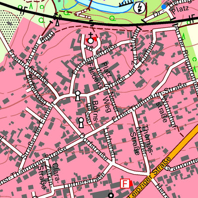 Apolda W [4934-SO] Map by Thuringer Landesamt Fur Bodenmanagement Und ...