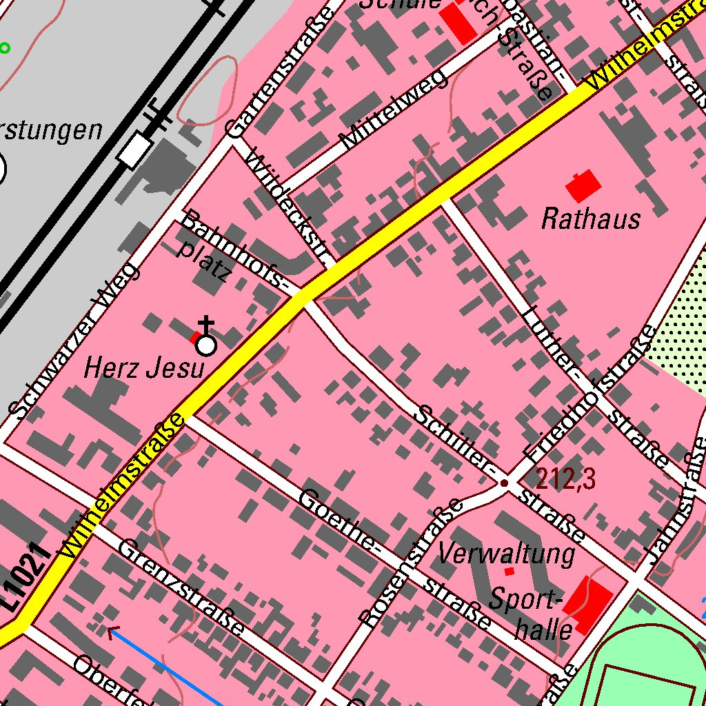 Gerstungen [5026-NW] Map by Thuringer Landesamt Fur Bodenmanagement Und ...