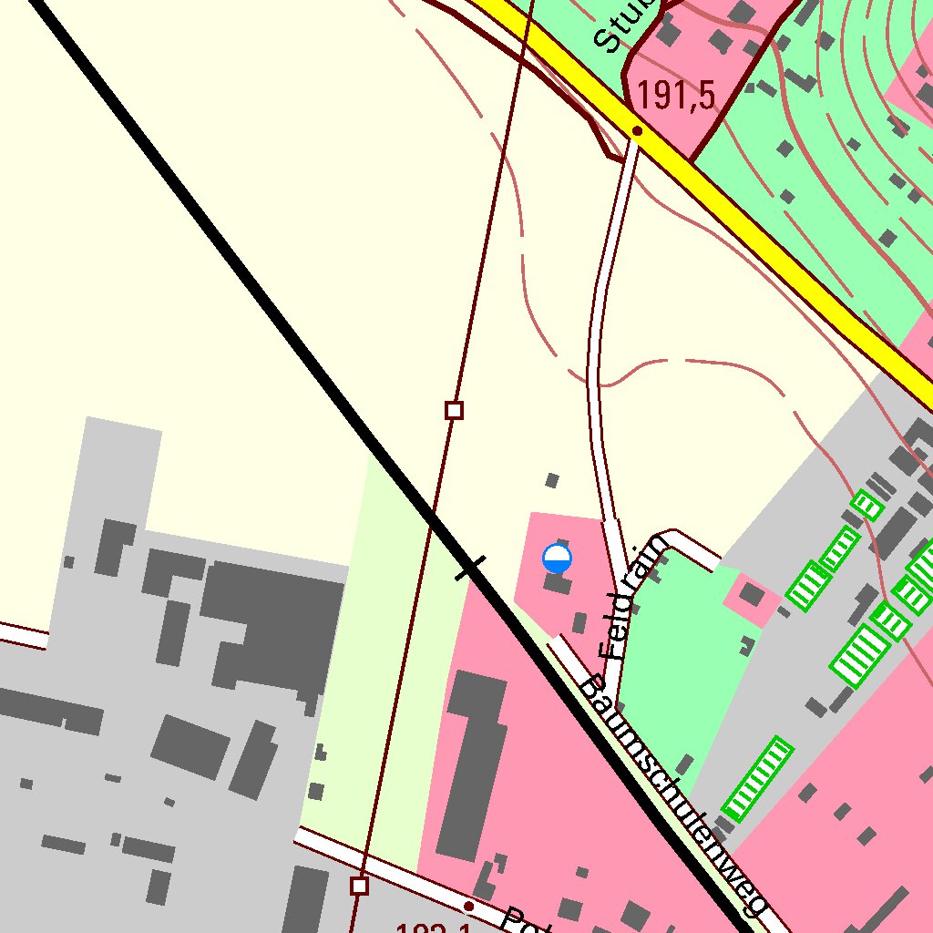 Gera NW [5038-SW] Map by Thuringer Landesamt Fur Bodenmanagement Und ...