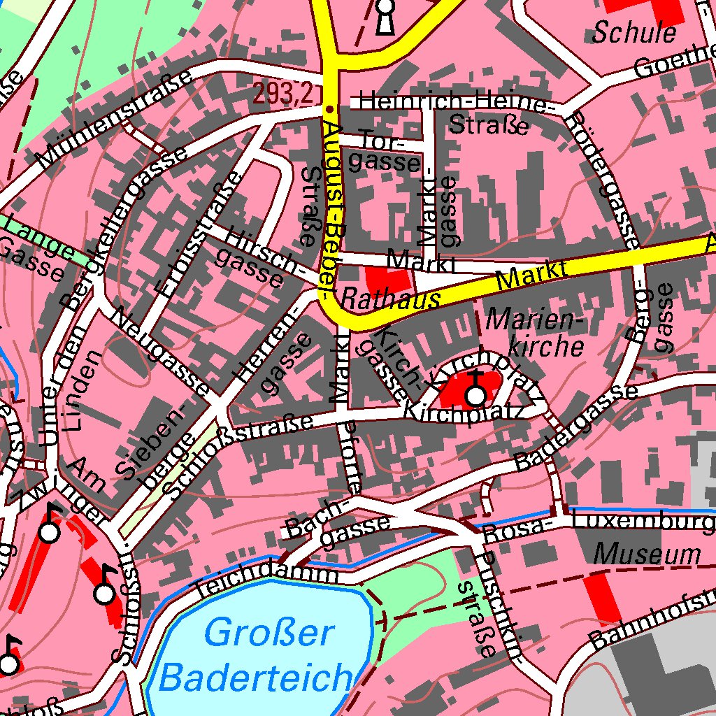 Ronneburg [5139-NW] Map by Thuringer Landesamt Fur Bodenmanagement Und ...