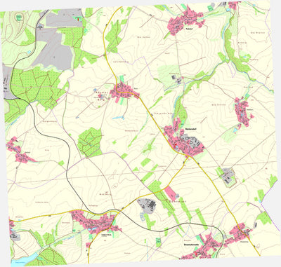 Ronneburg S [5139-SW] Map by Thuringer Landesamt Fur Bodenmanagement ...