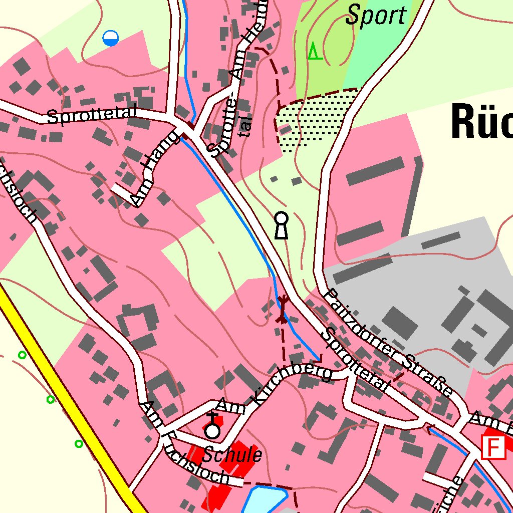 Ronneburg S [5139-SW] Map by Thuringer Landesamt Fur Bodenmanagement ...