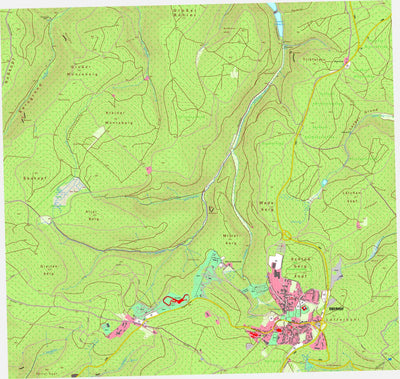 Oberhof [5230-SW] Map by Thuringer Landesamt Fur Bodenmanagement Und ...