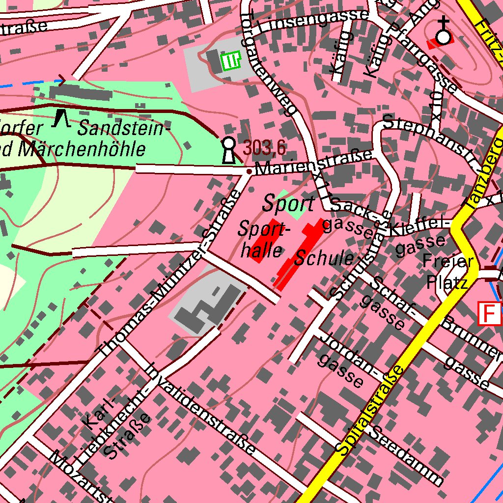 Walldorf [5328-SW] Map by Thuringer Landesamt Fur Bodenmanagement Und ...