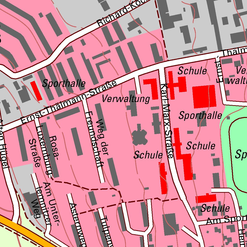 Bad Lobenstein N [5535-NO] Map by Thuringer Landesamt Fur ...