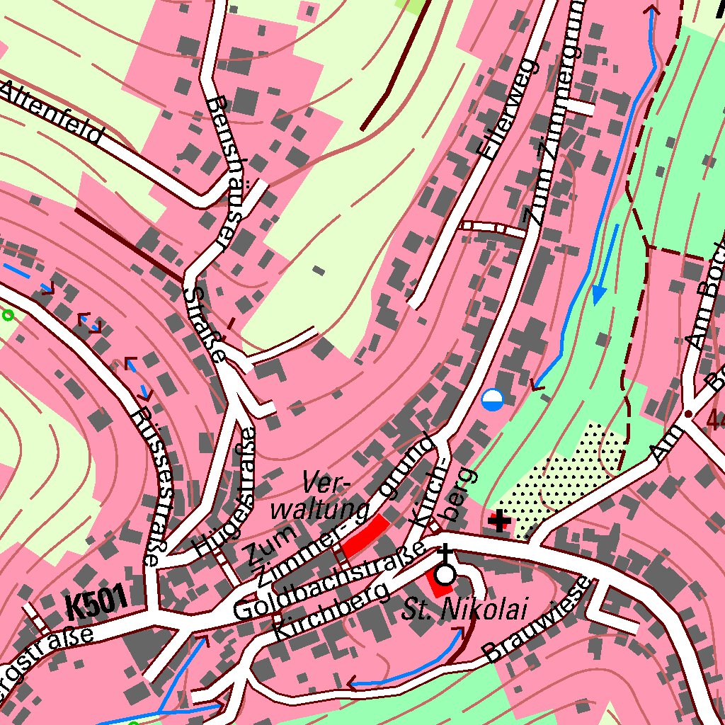 Suhl W [5329-SO] Map by Thuringer Landesamt Fur Bodenmanagement Und ...