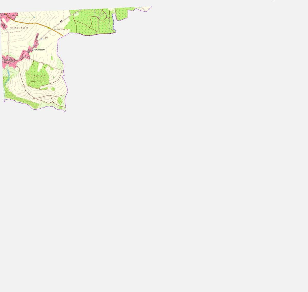 Reichenbach im Vogtland [5339-SO] Map by Thuringer Landesamt Fur ...