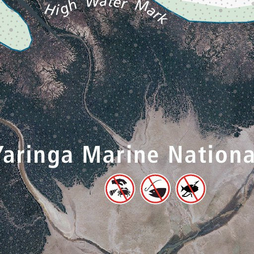 Yaringa Marine National Park Visitor Guide Map by Parks Victoria ...