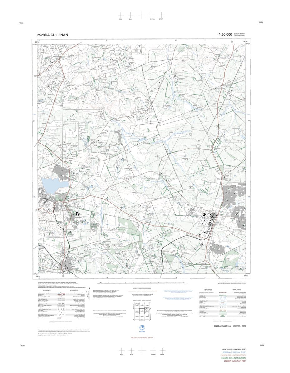 2528DA CULLINAN Map by Chief Directorate: National Geo-spatial ...