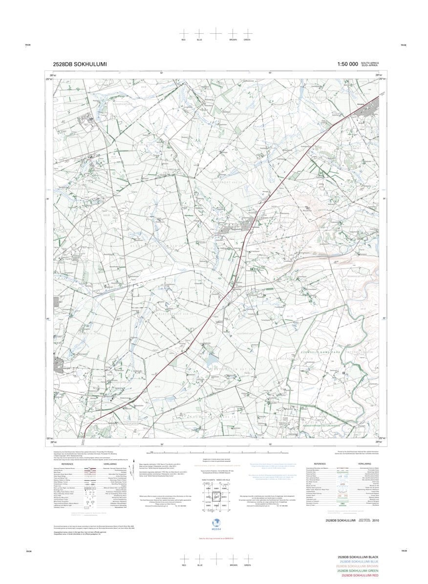 2528DB SOKHULUMI Map by Chief Directorate: National Geo-spatial ...