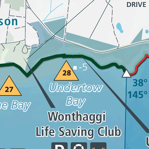 Bunurong Marine National Park Visitor Guide Map by Parks Victoria ...